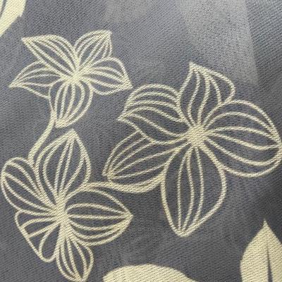 China Intricately Printed 95% Polyester 5% Spandex Knitted Curtain for Girls Anti-Static Mesh Fabric for Bedding Dresses Bags for sale