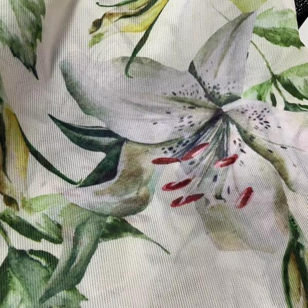 Quality Stylish Polyester-Spandex Blend 95% Polyester 5% Spandex Korean Printed Nylon-Spandex Fabric for Girls' Dresses Knitted for sale
