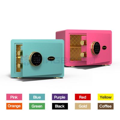 China Colorful Home Safe Box Fingerprint Lock Security Safe Box YB/SC-25#---30# for sale
