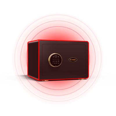 Cina 11 kg di doppio allarme cassaforte per la casa Biometrico blocco impronte digitali con trattamento superficiale lucido in vendita