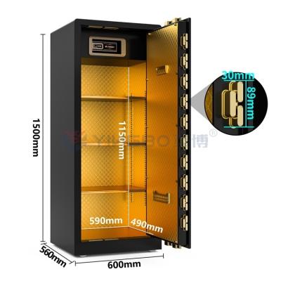 Китай Интеллектуальная двойная сигнализация с большим отпечатком пальца, блокировка сейфа 120 кг для безопасности YB/RS-150 продается
