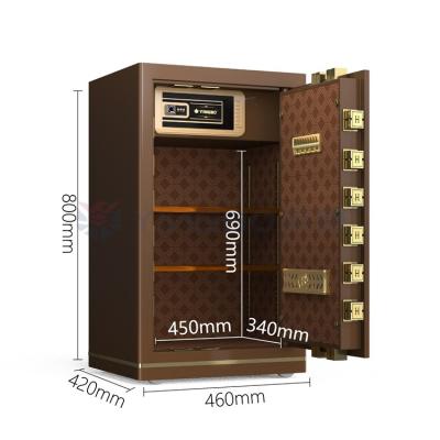 中国 デュアルアラーム スマートセーフボックス オフィスセキュリティ H800mm YB/N7-80 販売のため