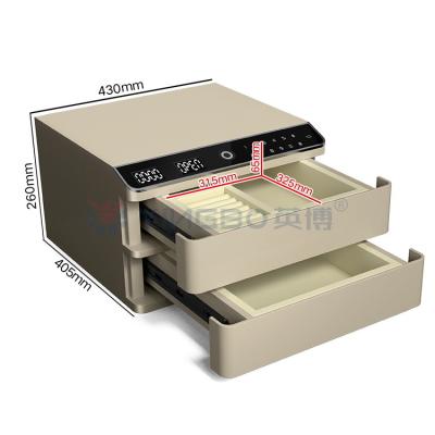 China Segurança automática de duas camadas para documentos e jóias com aço sólido for sale