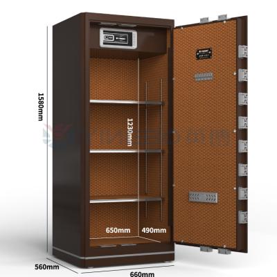 China Solid Steel Patented Bolts Security Luxury Safe Box YB/N6-150 for sale