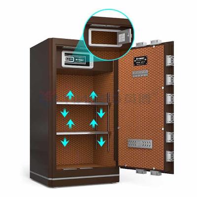 China Smart Fingerprint Lock house safe box Made Of Solid Steel For Customized Protection Security YB/N6-100 for sale