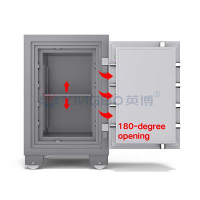 China Three Composite Construction Fireproof Safe Box With Intelligent Dual Alarm System YB/FH-78 Fireproof Safe Box for Home and Office for sale