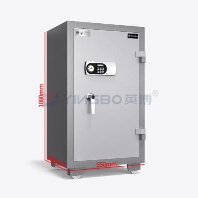 China YB/FH-108 Electronic Digital Lock Fireproof Safe Box with 1400°C Fireproof Rating and Special Out Hinge Design for sale