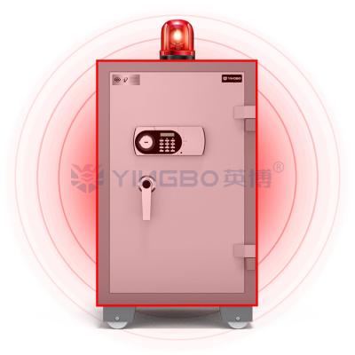 China Fire Rating 120mins Fireproof Safe Box YB/FH-88 with Classic Intelligent Panel Design and Emergency Key for Peace of Mind for sale