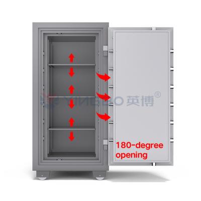 China Fireproof Safe Box YB/FH-128 Multiple Fire Prevention Design 3 Opening Ways and Adjustable Shelves for Ultimate Security for sale