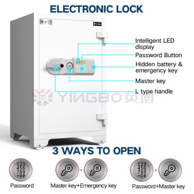 Cina Mensole regolabili Cassaforte ignifugia Cassaforte in acciaio massello Serrature di sicurezza Documenti di valore in vendita