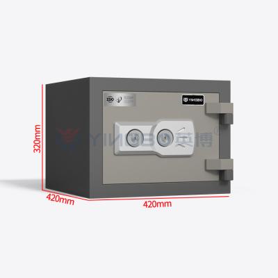 中国 ファイルの保管ボックス 防火セーフ 固鋼の二重鍵ロック 販売のため