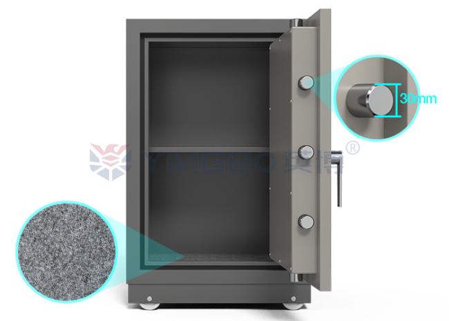 30mm solid steel latches close-up