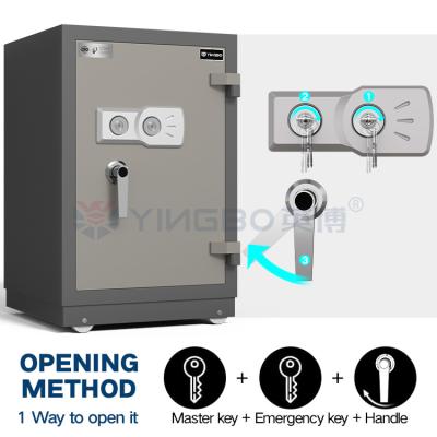 Cina Cassaforte Antifuoco H680mm, Serratura con Chiavi Doppie e Catches in Acciaio Solido in vendita