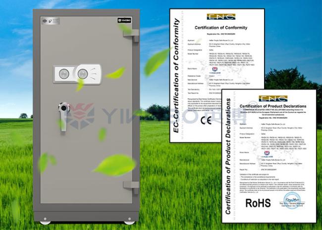 Fireproof safe box exterior view