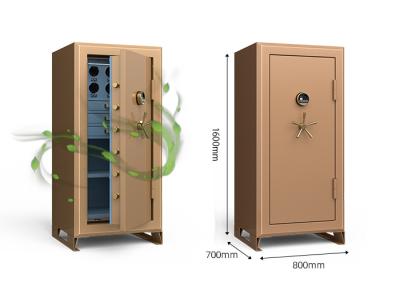 China 8 Luxury Watch Winder Fingerprint Locking Jewelry Safe Box Solid Steel for sale