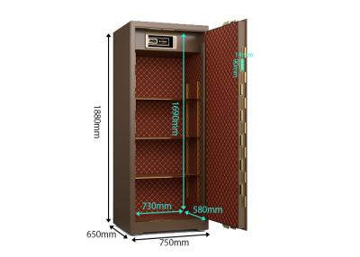 China Anti-Theft Commercial Deposit Safe Alarm System Biometric Fingerprint Lock 7 Open Ways for sale