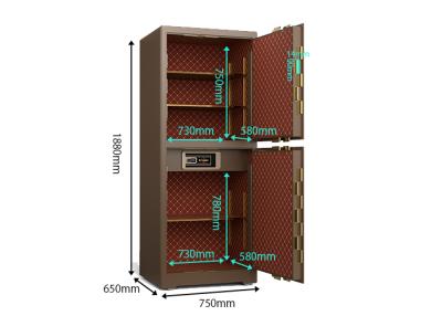 China H1880mm Commercial Deposit Safe Fingerprint Lock and Alarm System for Secure Storage for sale