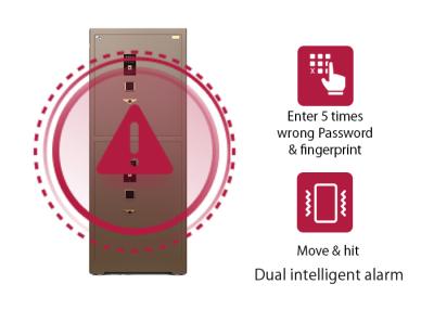 China H1880mm Commercial Deposit Safe Fingerprint Lock and Alarm System for Secure Storage for sale