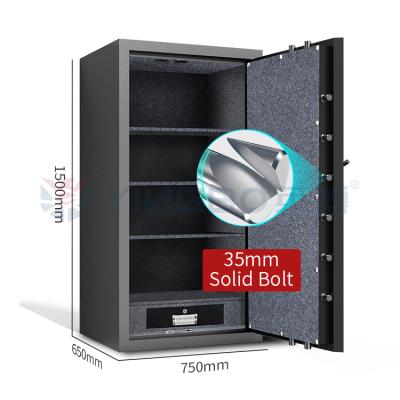 China OEM Fireproof Safe Box Heavy Duty Anti Theft Alarm System Multiple Fire Prevention Design for sale