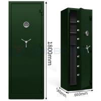 China Small Fireproof Gun Safe With Led Light For Secure Storage Gun Rack Safe for sale