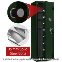 China Small Fireproof Gun Safe With Led Light For Secure Storage Gun Rack Safe for sale