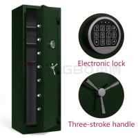 China Small Fireproof Gun Safe With Led Light For Secure Storage Gun Rack Safe for sale