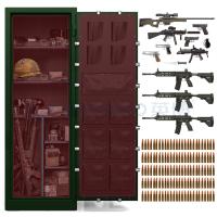 China Small Fireproof Gun Safe With Led Light For Secure Storage Gun Rack Safe for sale
