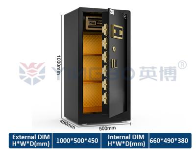 China With ISO & CE &RoHS&patent Home Safe Box 7 Open Ways  Dual Solid Steel for sale
