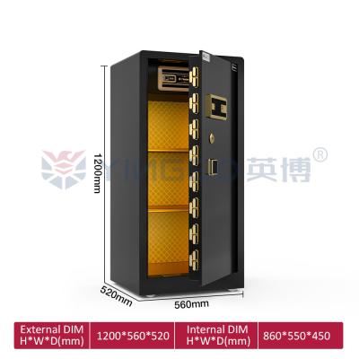 China Eco-Friendly Paint Home Safe Box 1 mm Flat Door Seam  12 mm Door Panel for sale