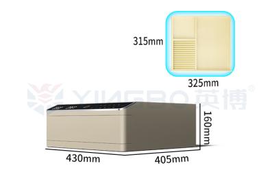 China Fireproof Protection Built-In Jewelry Safe Box Touchscreen Password  Smart Control Panel for sale