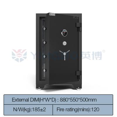 China Fingerprint Password Fire Proof Safe Box Factory Wholesale Fire-resistant Storage Cabinet for sale