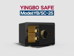 YB/SC-25 black fingerprint lock home safes