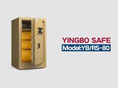 YB/RS-80 fingerprint lock home safes golden