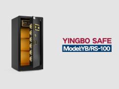 YB/RS-100 fingerprint lock home safes black