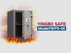 H680mm Acciaio massiccio 1 ora Cassaforte antincendio Anti-furto YB/FG-68 Cassaforte a prova di calore