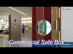 OEM Solid Steel Smart Safe Box Bloqueio de impressões digitais para segurança YB/ZY-180