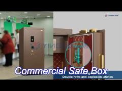 Alarme duplo Luxury Commercial Safe Box Bloqueio de impressões digitais para Segurança YB/ZY-120