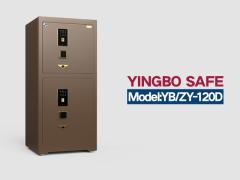 Fingerprint Lock Commercial Safe Box 3D Stereo Soft-Roll Leather Adjustable Shelves