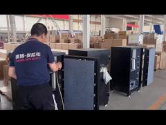 The process of cleaning a safe