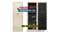 30-75 Mins Fireproof Gun Safe Box Organized Storage for Long Guns Pistols Ammo