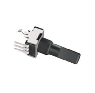 China rotary potentiometer, carbon potentiometer, 9mm potentiometer with insulated shaft, for sale