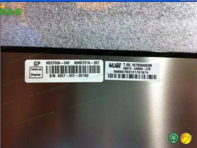 Cina Pannello LCD HE070IA-04F, banda verticale ricoprente dura di Chimei di alta definizione di RGB di TFT dell'esposizione LCD a 7.0 pollici di colore in vendita