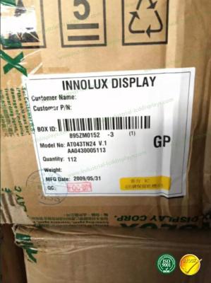 Cina × LCD a 4.3 pollici 272 del pannello AT043TN24 V.1 480 di Innolux della banda verticale di RGB per l'automobile in vendita