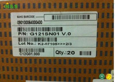 China 12,1 painel antiofuscante da polegada AUO LCD, A normalmente branco - painel G121SN01 V0 de TFT LCD do si à venda
