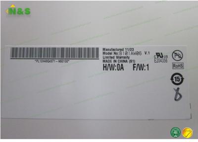 Cina Piano a 10.1 pollici di MISURA B101AW06 V1 HW1A dello schermo LCD del COMPUTER PORTATILE di QUY & abbagliamento (foschia 0%) in vendita