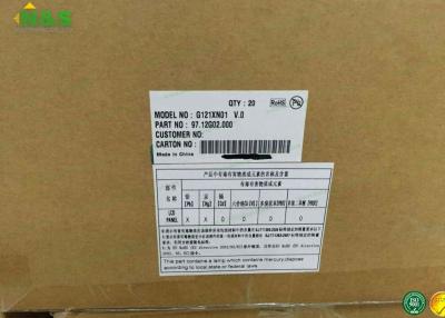 Cina TN a 12,1 pollici, un-si normalmente bianco e Transmissive TFT LCD, pannello di AUO G121XN01 V0 in vendita