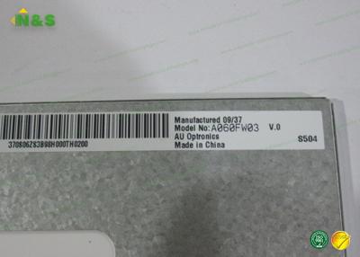 Cina Area attiva LCD portatile del pannello 132.48×75.072 millimetro di A060FW03 V0 AUO in vendita