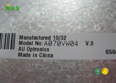 Cina Profilo a 7,0 pollici di area attiva 164×103×5.4 millimetro di A070VW04 V0 152.4×91.44 millimetro in vendita