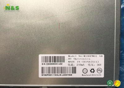 Cina 250 pannello LCD M190PW01 V8 del ² 1440*900 RGB AUO del CD/m. a 19,0 pollici in vendita