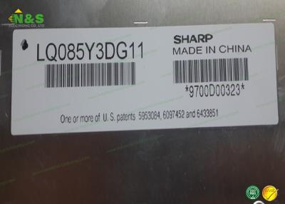 Cina LQ085Y3DG11 pannello LCD tagliente LCM a 8,5 pollici 800×480 in vendita
